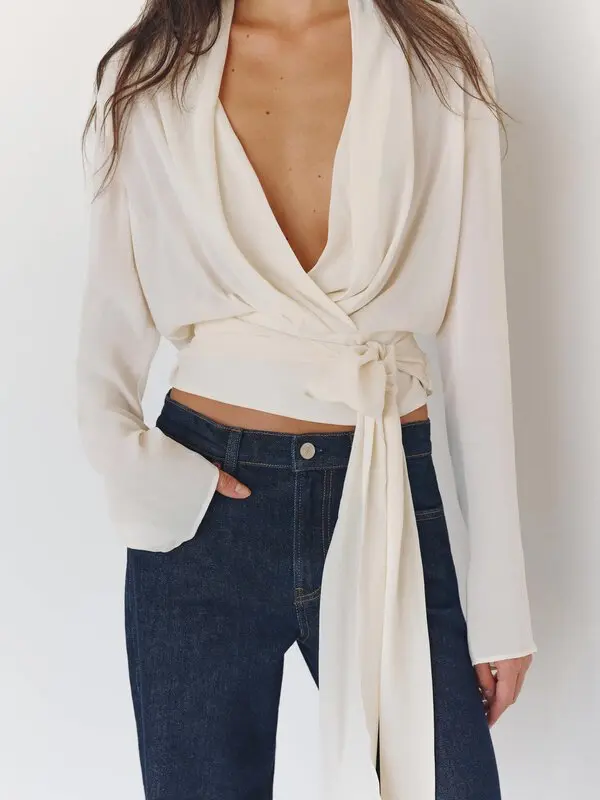 REFORMATION Zev Top - Ivory