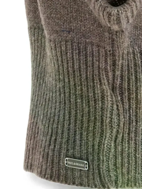 Paul & Shark Ribbed-knit Balaclava