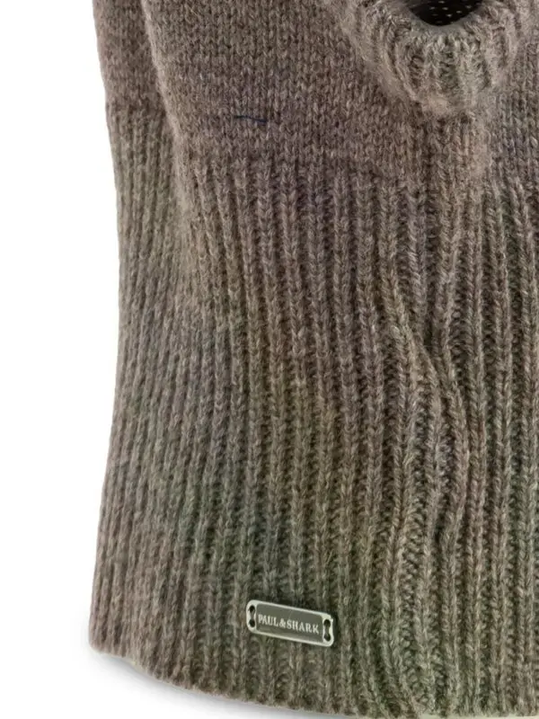 Paul & Shark Ribbed Knit Balaclava