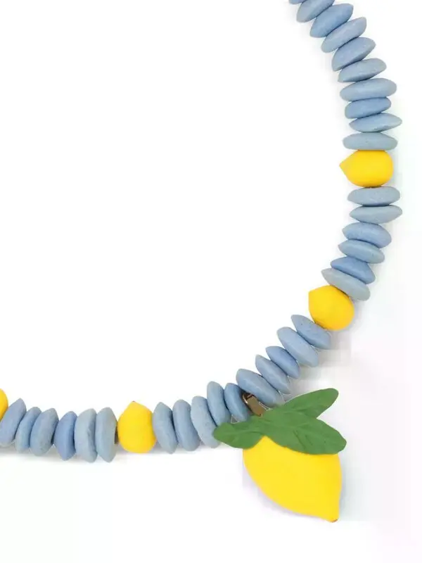 JENNIFER BEHR Citron Lemon Pendant Necklace