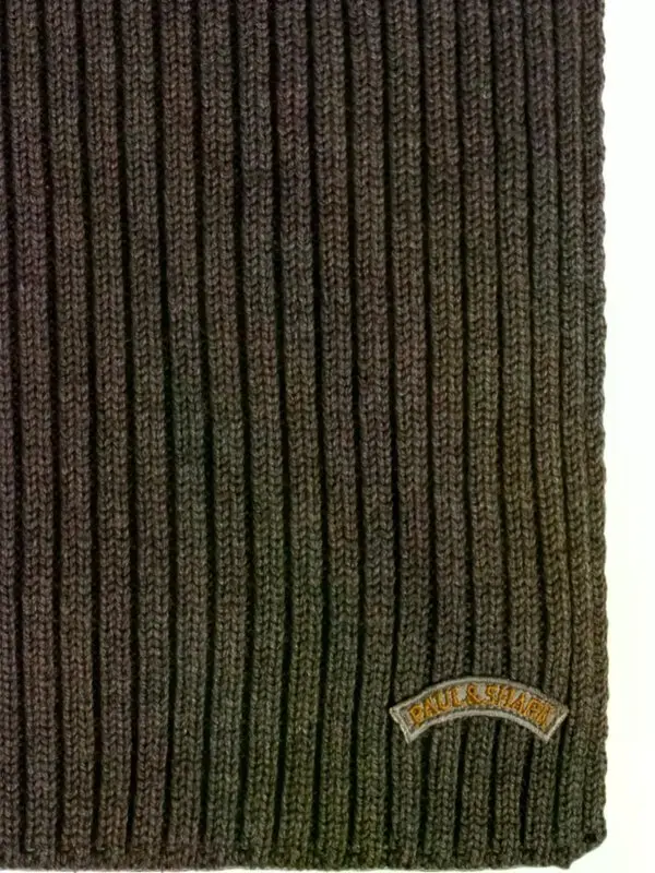 Paul & Shark Ribbed-knit Scarf