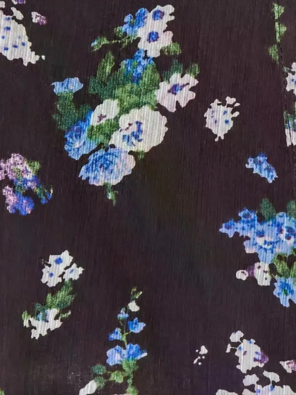 Maje Floral-print Cut-out Maxi Dress