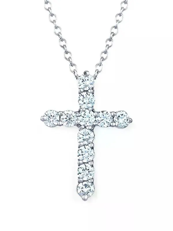 Kwiat Diamond Cross Necklace