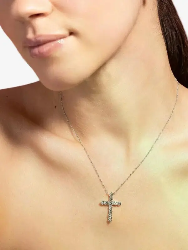 Kwiat Diamond Cross Necklace