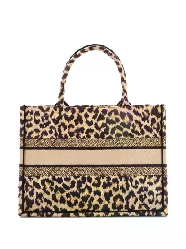 Dior Book Mizza Embroidered Canvas Medium Tote Bag