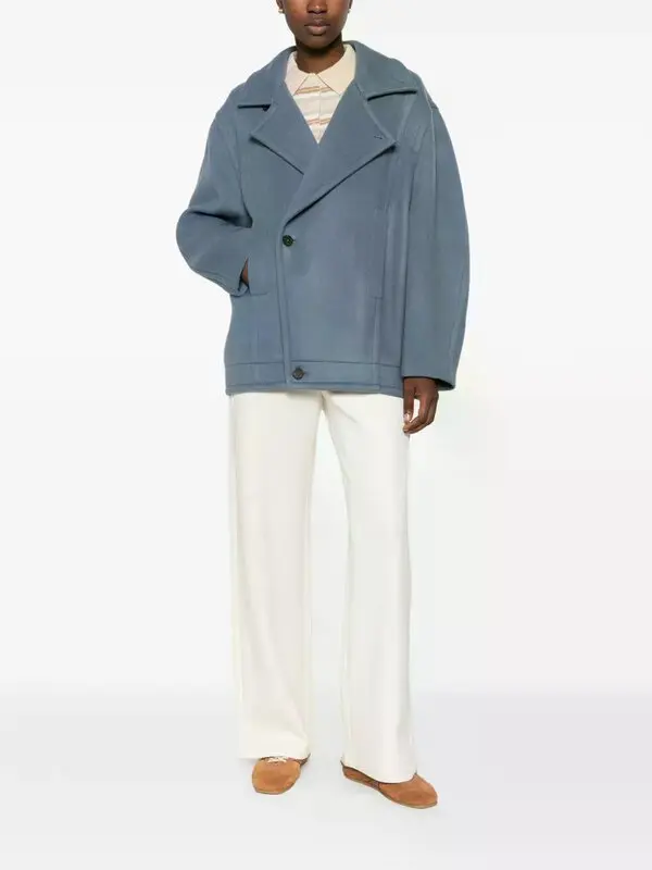 SEMICOUTURE Double-breasted Notch-lapel Coat