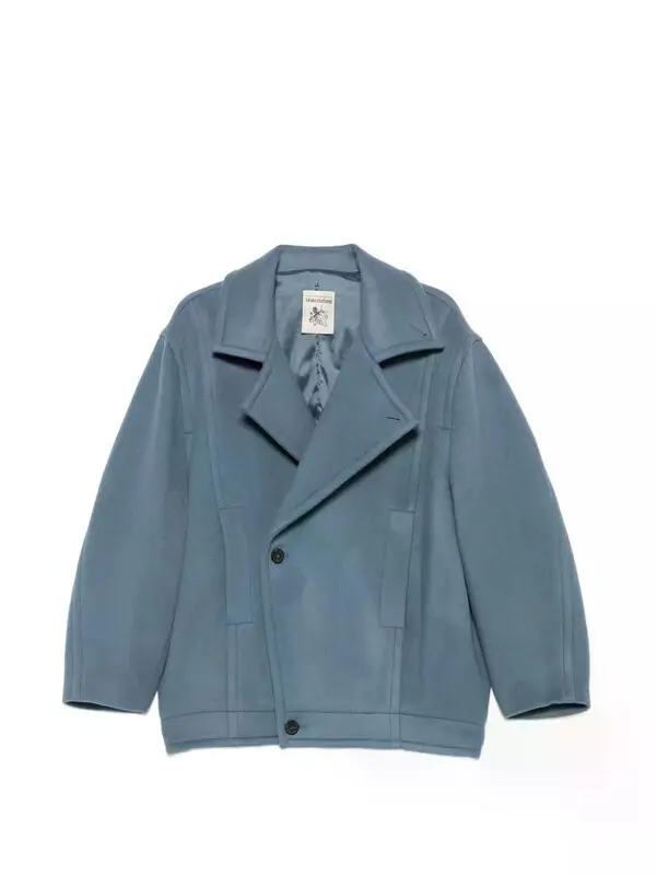 SEMICOUTURE Double-breasted Notch-lapel Coat