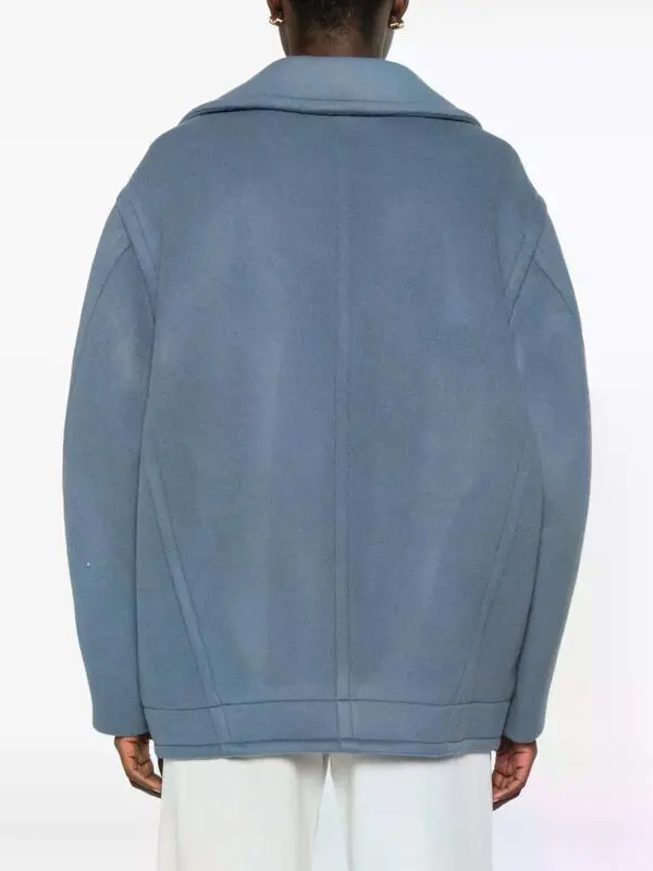 SEMICOUTURE Double-breasted Notch-lapel Coat