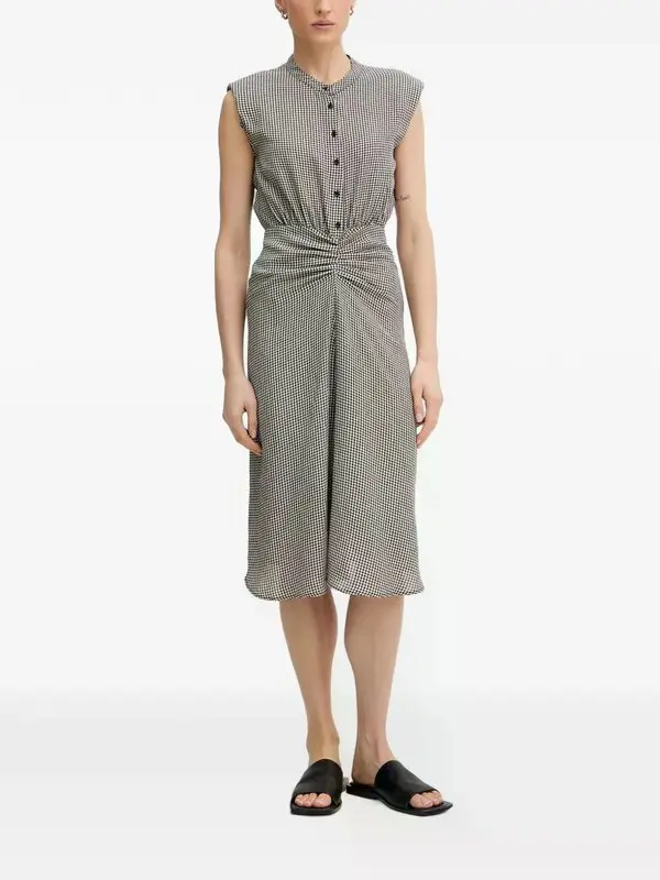 SESSUN Bellacala Gingham-check Midi Dress