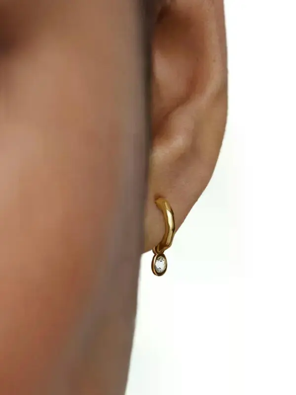 Monica Vinader Mini Huggie Earrings