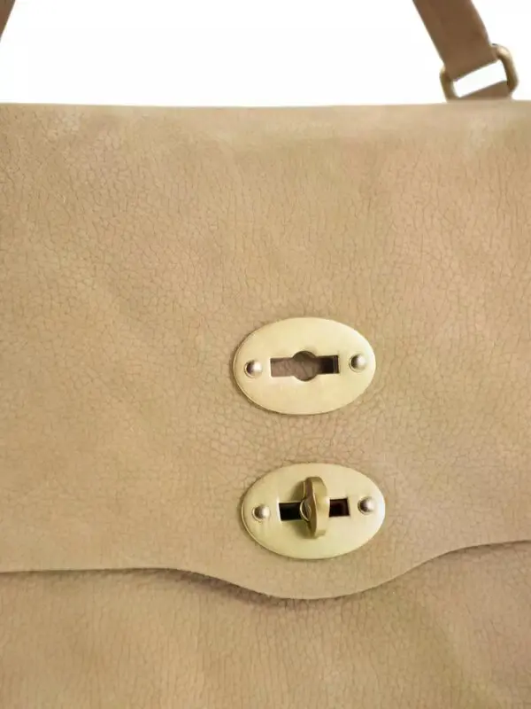 ZANELLATO Postina Jones Grained-leather Tote Bag - Neutrals