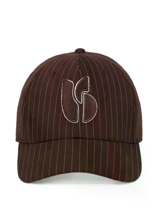 Ba&sh Harlow Pinstripe Baseball Cap