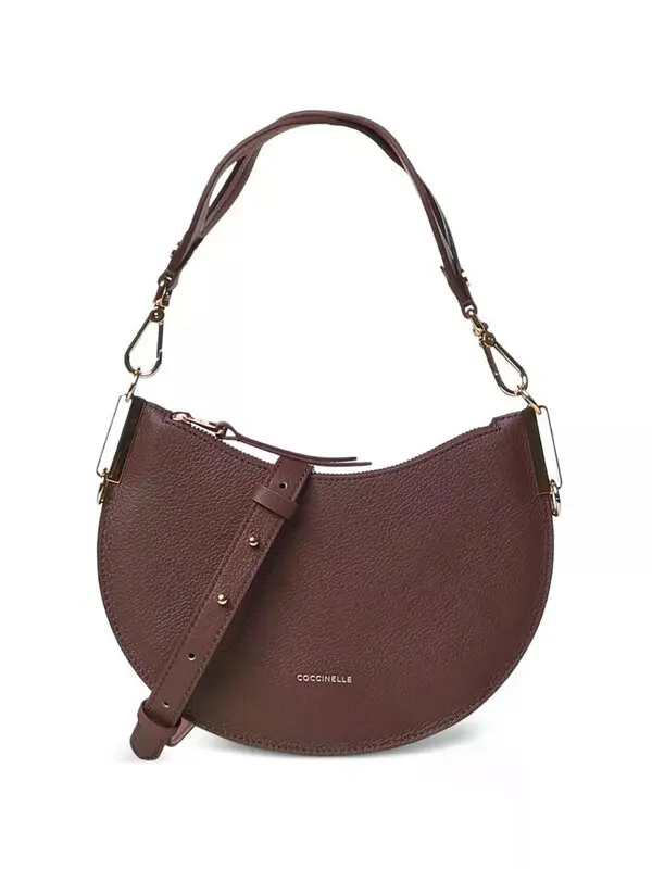 COCCINELLE Small Sunup Grained Leather Tote Bag - Red