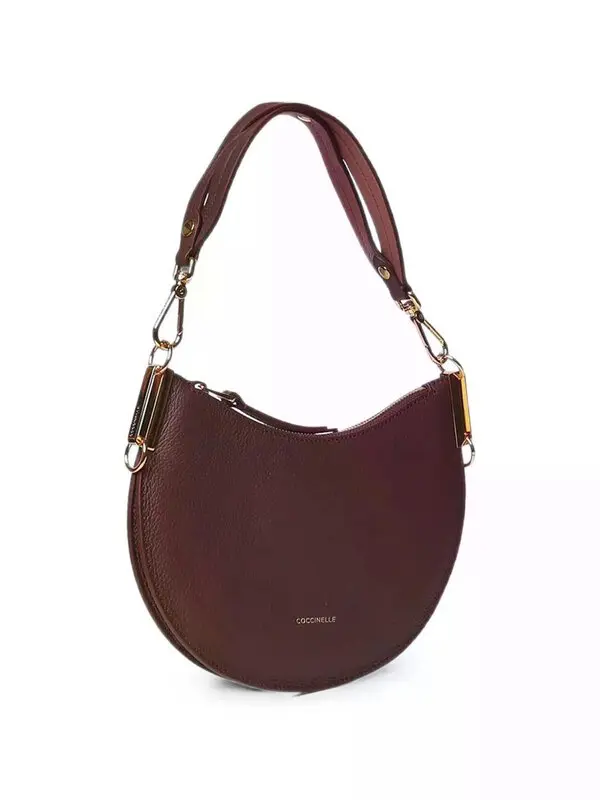 COCCINELLE Small Sunup Grained Leather Tote Bag - Red