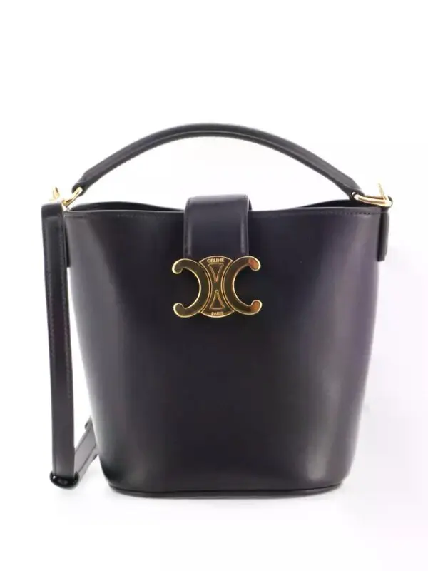 Celine Louise Bag Leather Small Bucket Bag