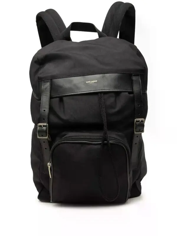 Saint Laurent 2016 Canvas Monogram Utilitarian Hunting Backpack