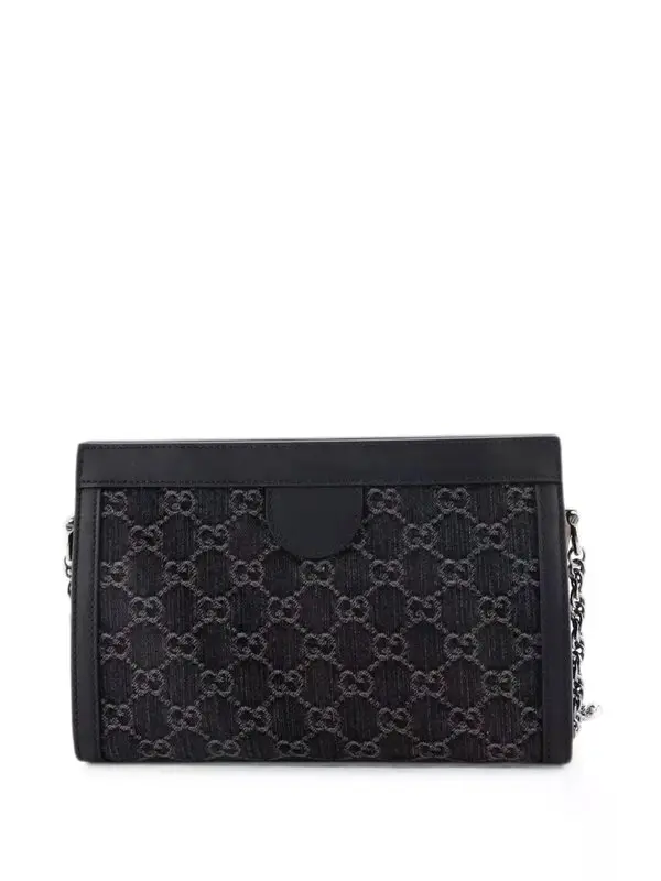 Gucci Ophidia Chain Gg Denim Small Shoulder Bag