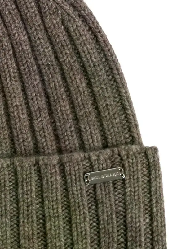 Paul & Shark Ribbed-knit Beanie Hat
