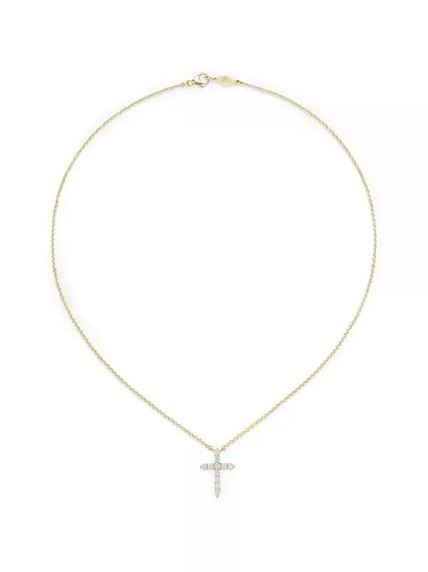 Kwiat Diamond Cross Necklace