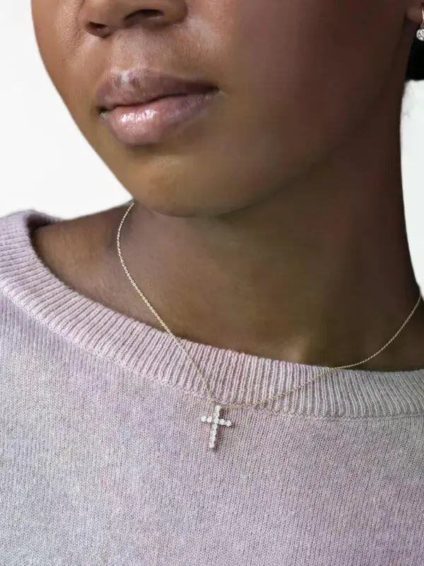 Kwiat Diamond Cross Necklace