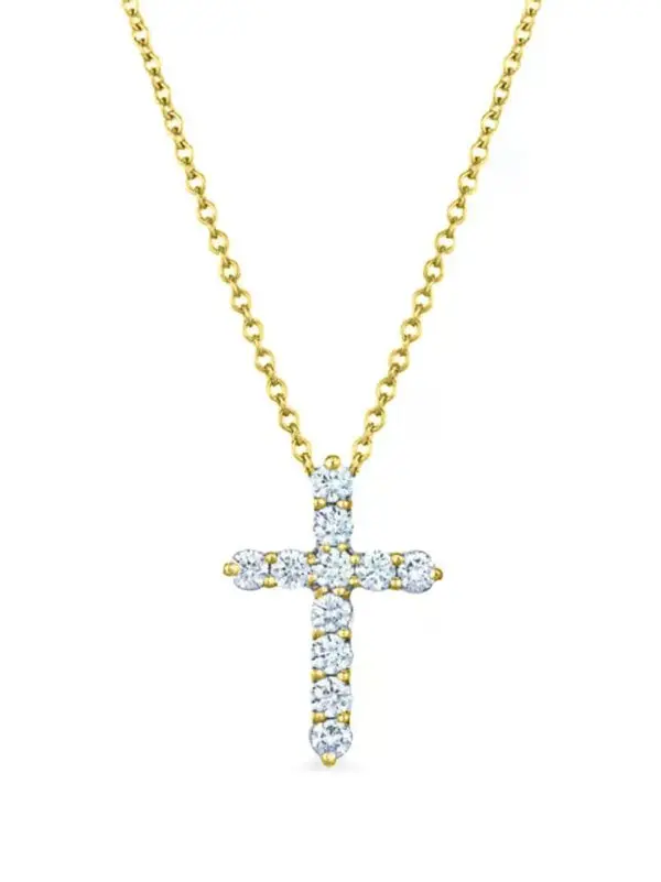 Kwiat Diamond Cross Necklace
