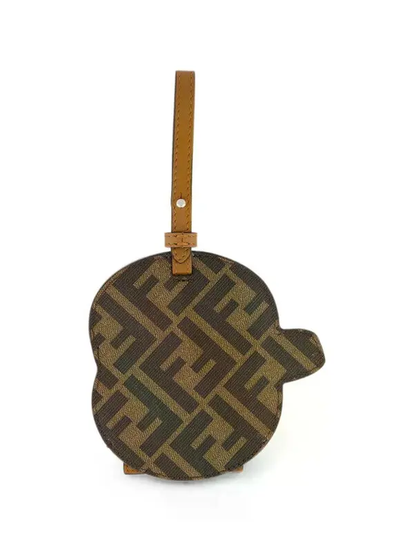 Fendi Ff Logo-print Coffee-cup Key Ring