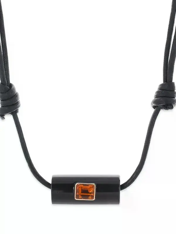 DEZSO Citrine Pendant Necklace