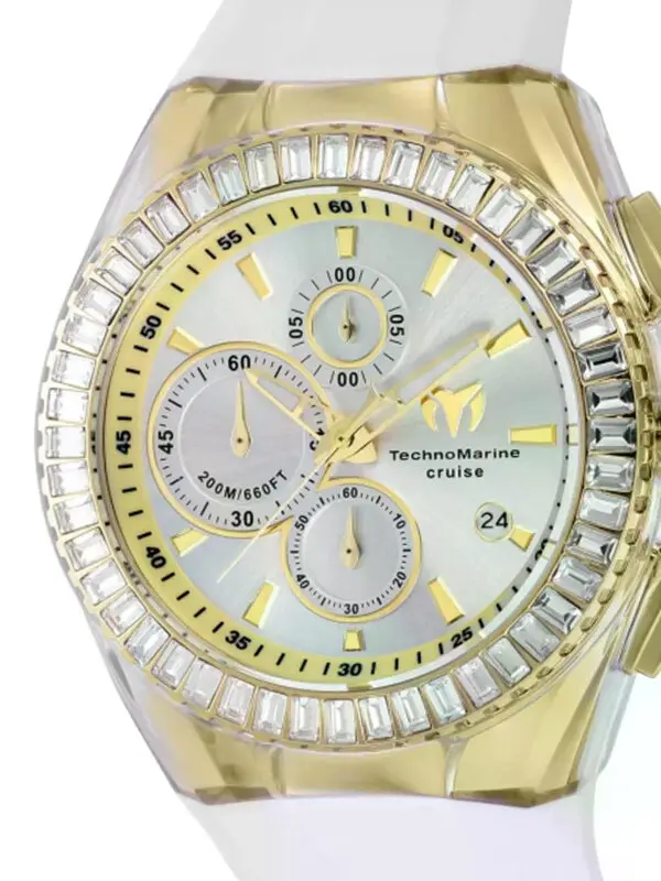 TECHNOMARINE Cruise 45mm Crystal-embellished Watch - Silver