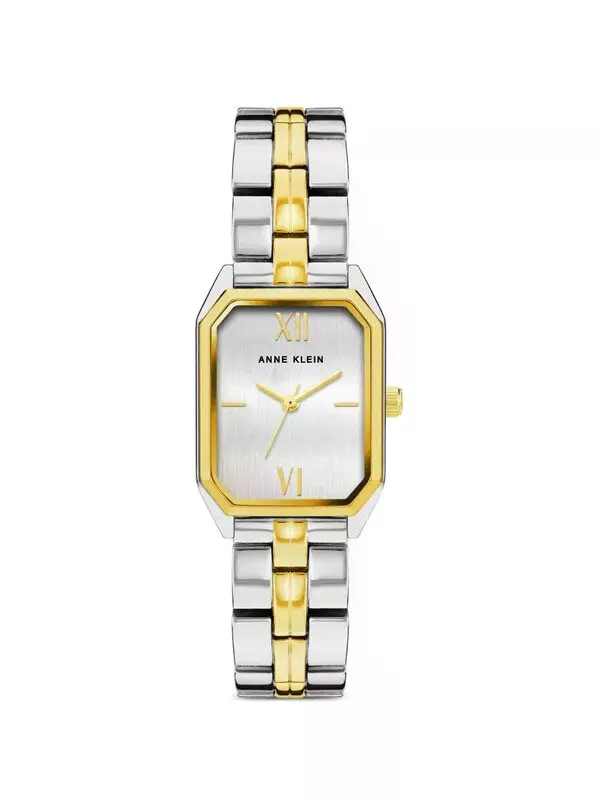 Anne Klein Octagonal-case Two-tone 24mm Watch
