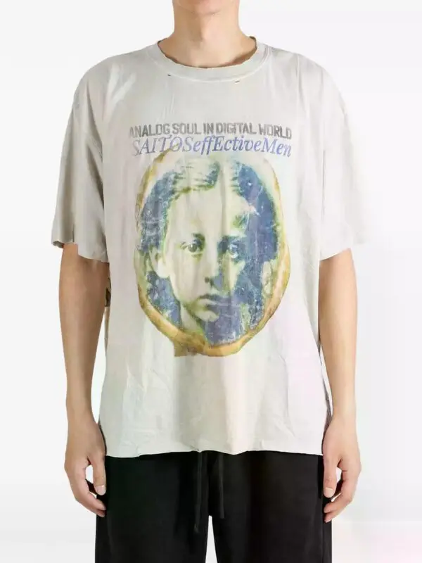 SAITOS Graphic-print T-shirt