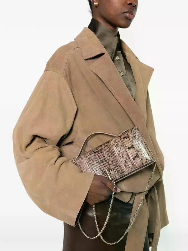 MALONE SOULIERS May Snake-effect Leather Tote Bag