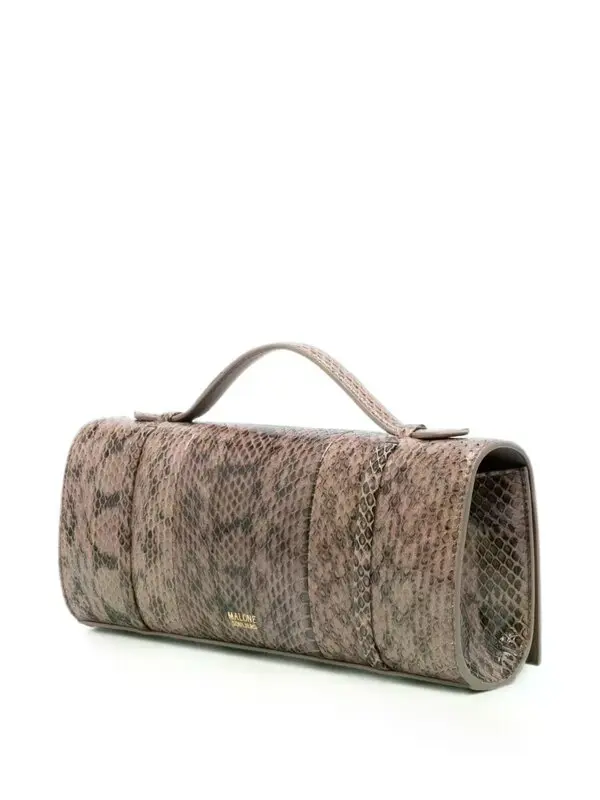 MALONE SOULIERS May Snake-effect Leather Tote Bag