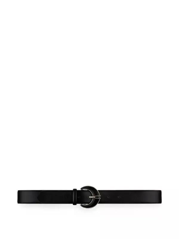 Ba&sh Engraved-buckle Leather Belt
