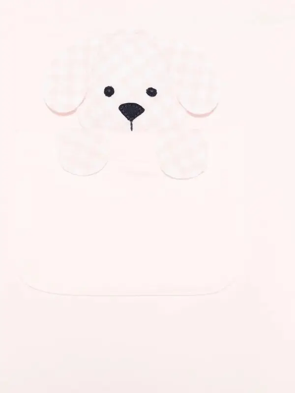 IL GUFO Puppy Printed Seersucker Romper
