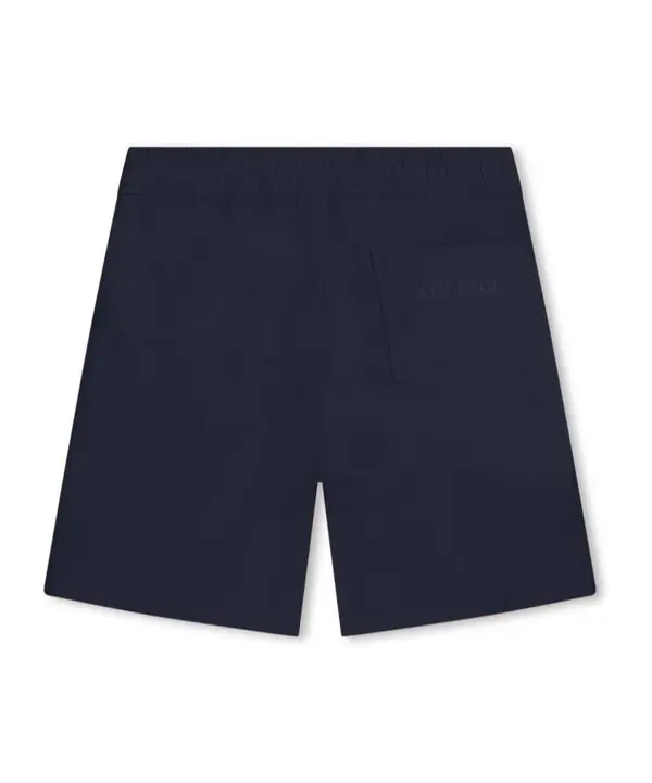 Kenzo Logo-embroidered Cotton Bermuda Shorts