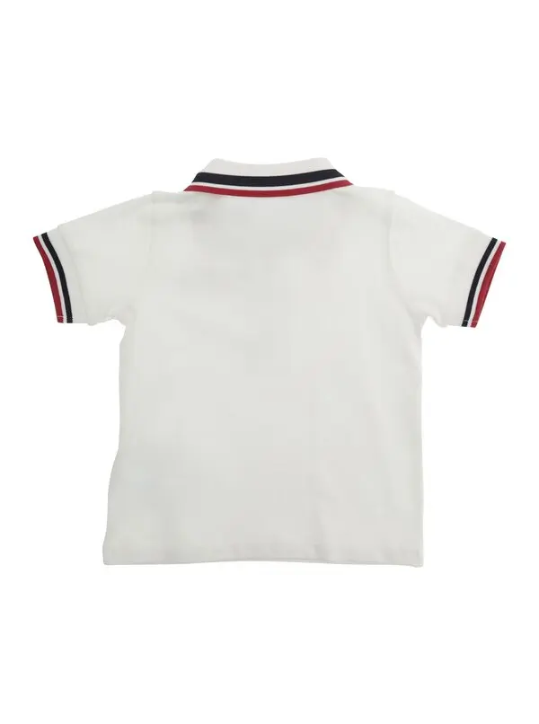 Moncler Collared Short-sleeved Polo Shirt