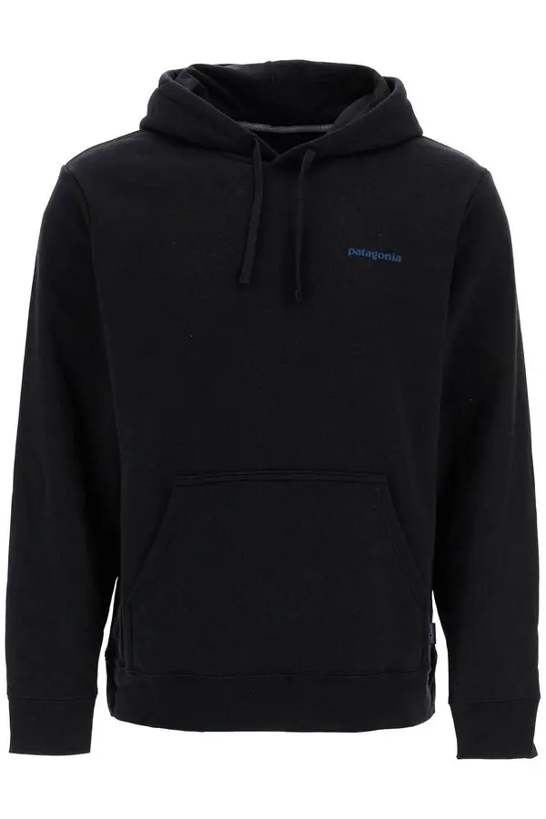 Patagonia Fitz Roy Icon Uprisal Drawstring-fastening Hoodie - Black