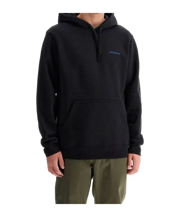 Patagonia Fitz Roy Icon Uprisal Drawstring-fastening Hoodie - Black
