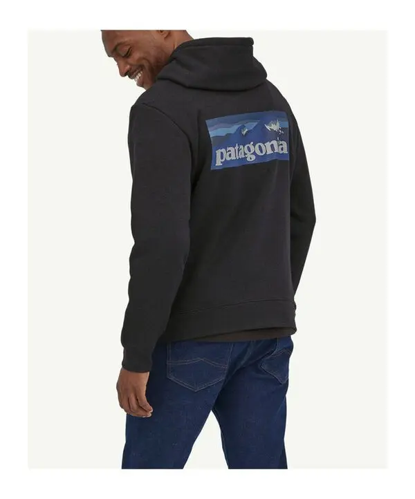 Patagonia Fitz Roy Icon Uprisal Drawstring-fastening Hoodie - Black