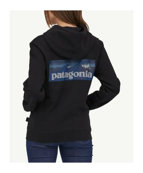 Patagonia Fitz Roy Icon Uprisal Drawstring-fastening Hoodie - Black