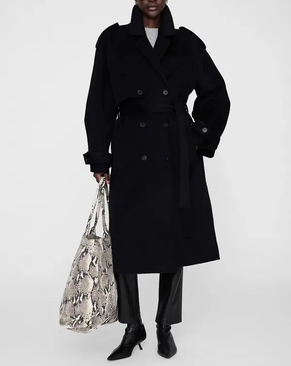 ANINE BING Python-print Tote Bag