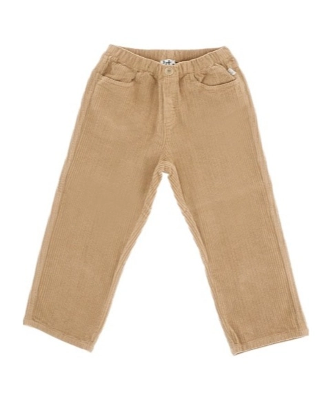 IL GUFO Corduroy Trousers With Elastic Waist - Nude