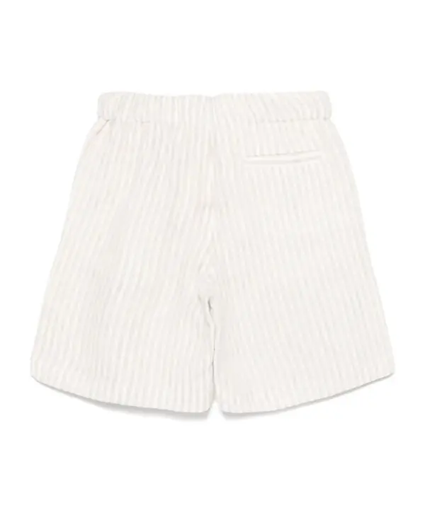 IL GUFO Striped Casual Shorts