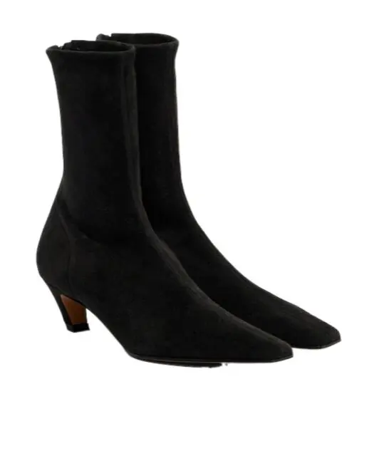 Khaite Arizona Suede Ankle Boots
