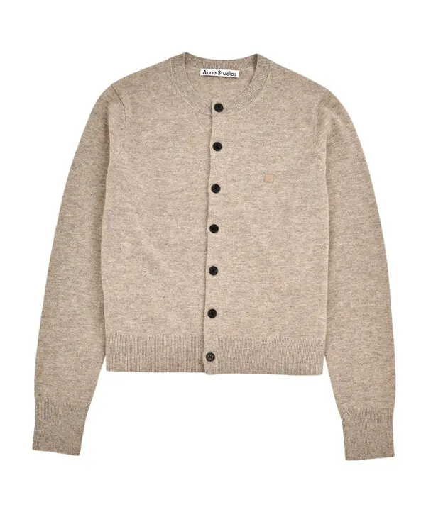 Acne Studios Crew Neck Long Sleeve Cardigan