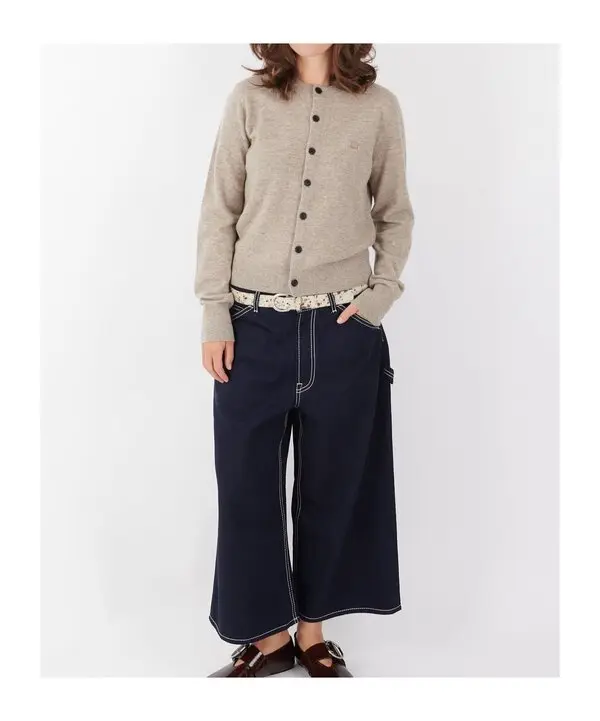 Acne Studios Crew Neck Long Sleeve Cardigan