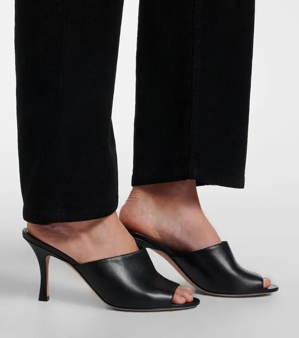 THE ROW Ella Leather High-heeled Sandals
