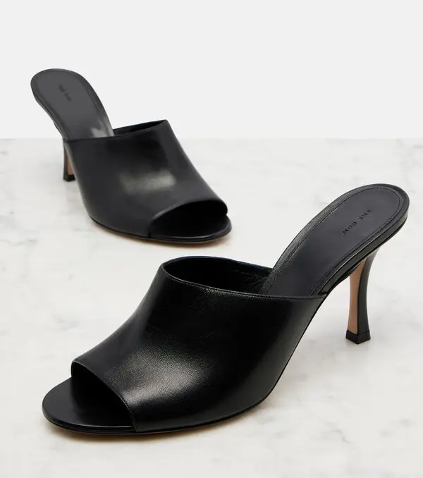 THE ROW Ella Leather High-heeled Sandals