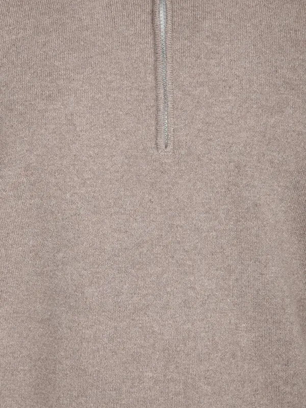 Brunello Cucinelli Funnel-neck Knitted Polo Shirt
