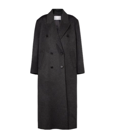 THE FRANKIE SHOP Gaia Double-breasted Wool-blend Coat